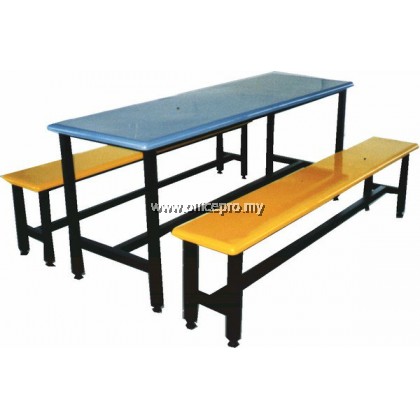Canteen Table Bench 6 Seater IPCT6 01